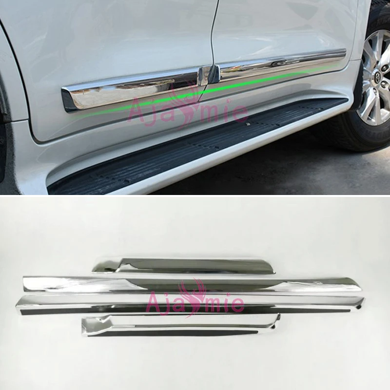 Chrome Car-styling Body Side Door Garnish Moulding Trim Kits 2008-2018 ...