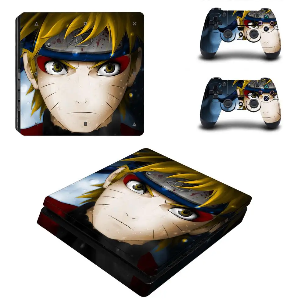 Naruto Full Cover Faceplates PS4 Slim Skin Sticker Decal For ...