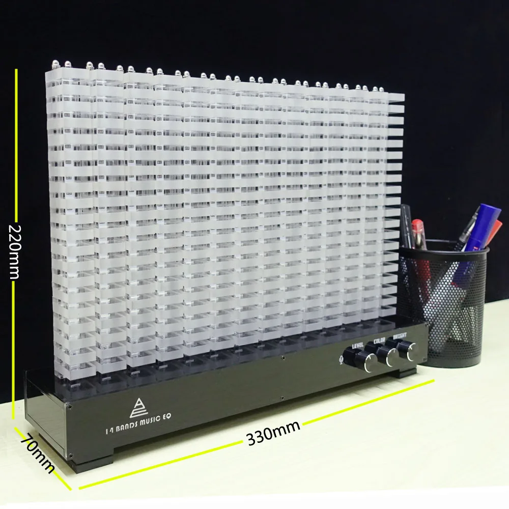 Miumaeov Spectrum Analyzer 14-Segment LED Display Sound, 55% OFF