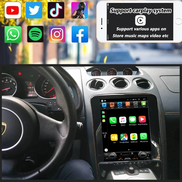 Car Radio Android 11 For Lamborghini Gallardo Car Stereo With Bluetooth ...