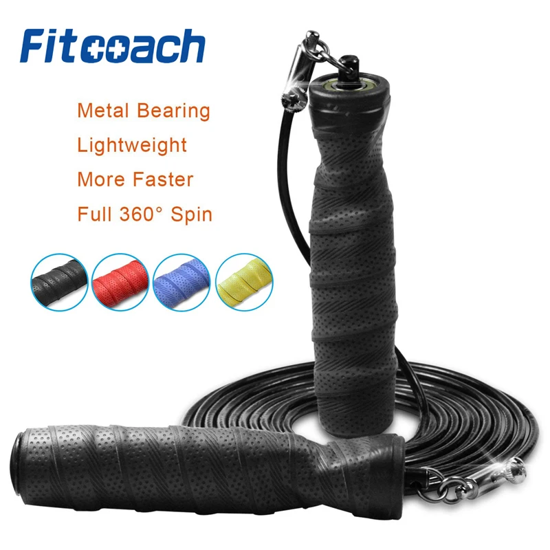 Steel-Wire-Heavy-Jump-Rope-Speed-Fitness-Rope-Solid-PVC-Rubber-Coating ...