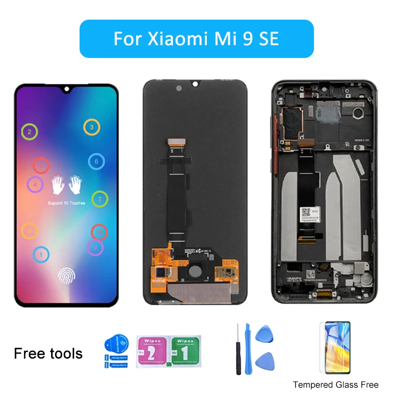 Original Screen For Xiaomi Mi 9 SE Lcd Display Touch Screen Digitizer ...