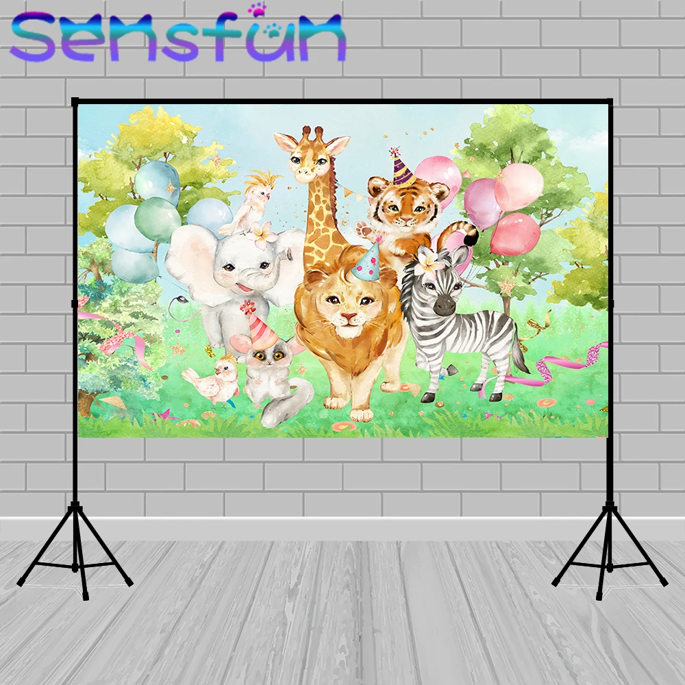 Paper & Party Supplies Kids Birthday Party Photography Animal Elk ...