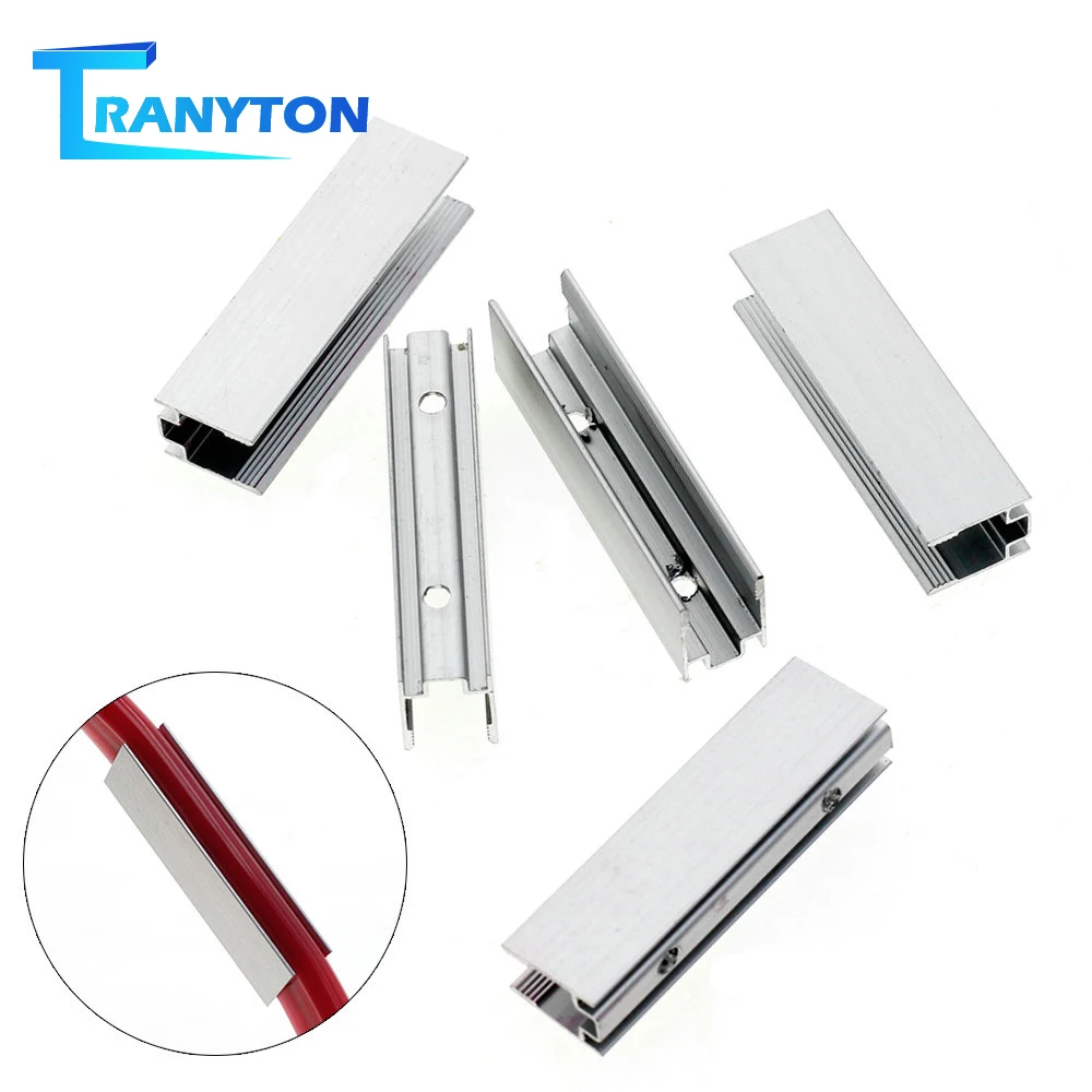 Led Neon Strip Light Aluminum Mount Clip Holders 5pcs/lot - Connectors ...