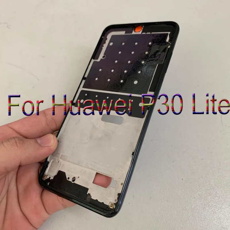 Marco-frontal-de-pantalla-LCD-para-Huawei-P30-Lite-carcasa-de-Marco ...