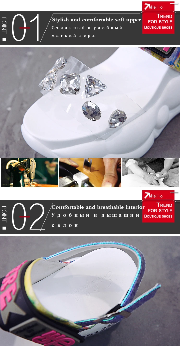 Full Color Platform Sandals – UrbanWearOutsiders