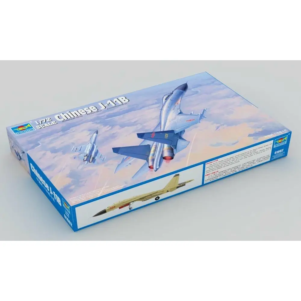 Trumpeter 01662 1/72 Chinese J-11b Fighter - Scale Model Kit - Model ...
