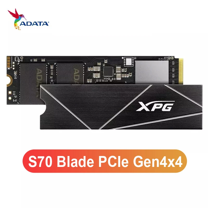 Adata Xpg Gammix S70 Blade 1tb 2tb Pcie Gen4 M.2 2280 Internal Gaming ...