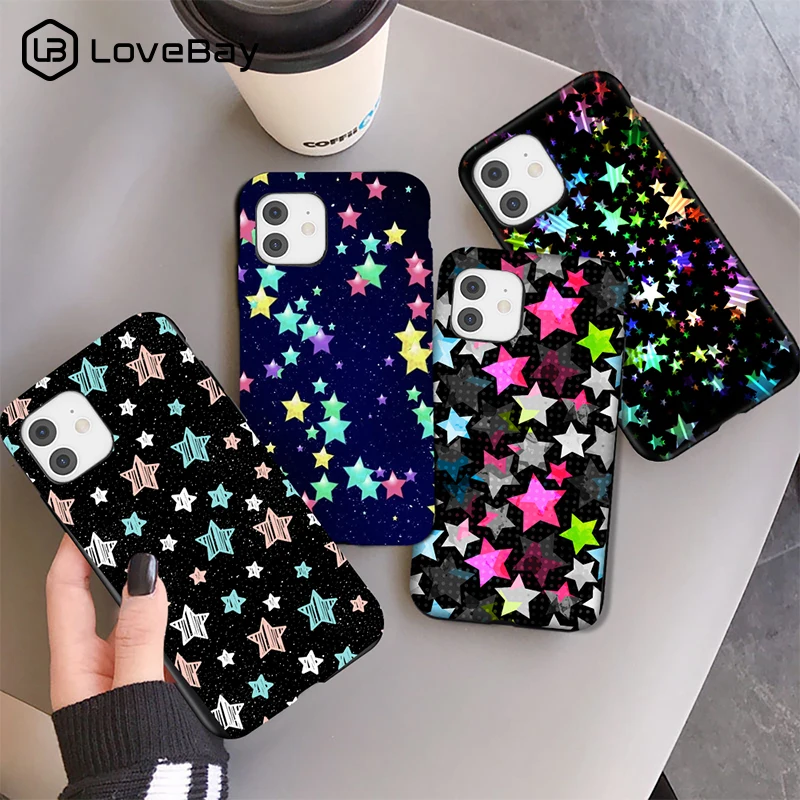 Iphone Silicone Case Stars | Iphone 11 Case Silicone Stars | Mobile ...