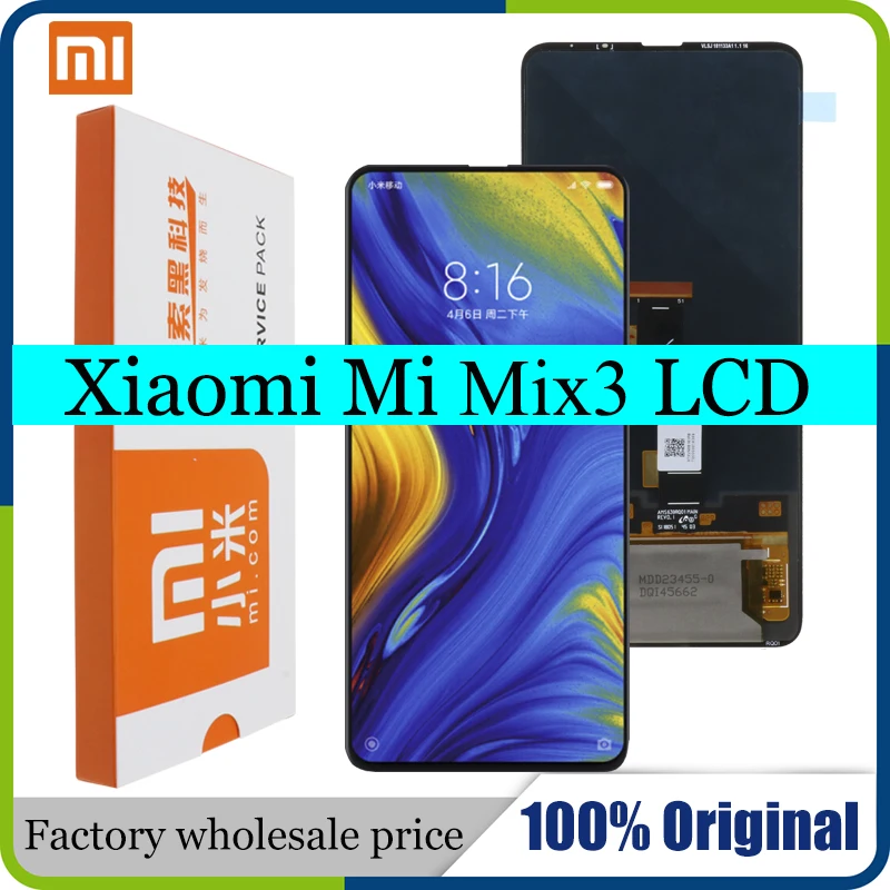 Origianl Amoled For Xiaomi MIX 3 Display Touch Screen Digitizer ...