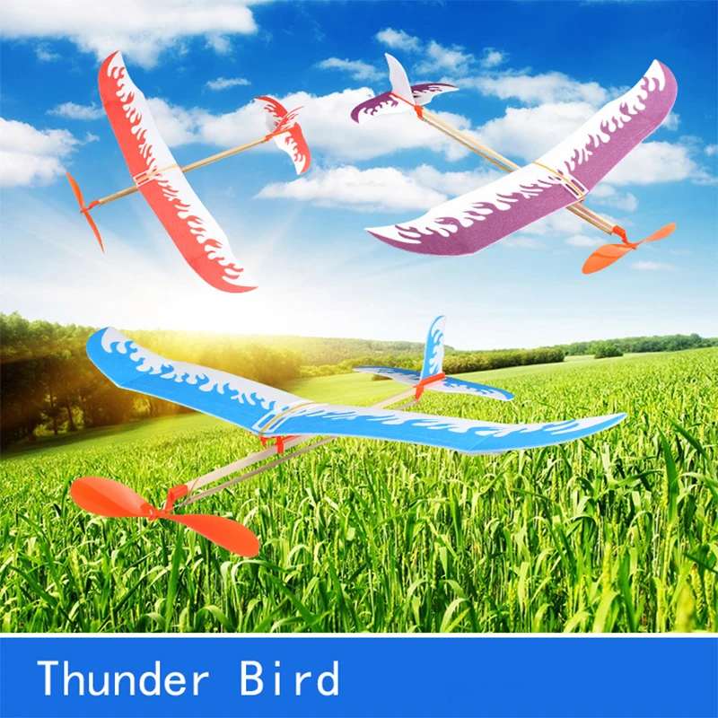 Tensible motor Airplane Inertial Foam Glider Aircraft Toy Plane Model ...