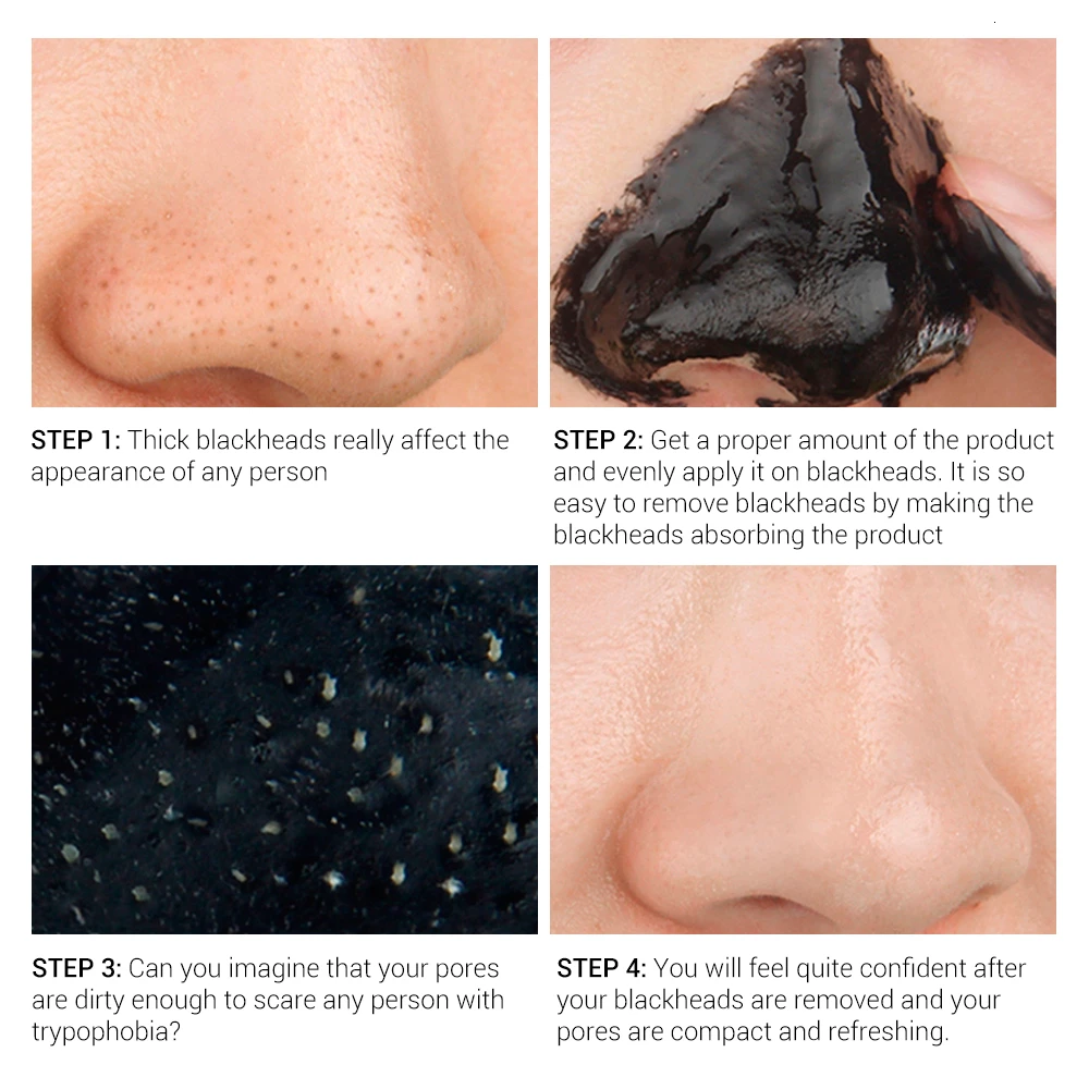 Máscara facial lama tratamento cravo e acne