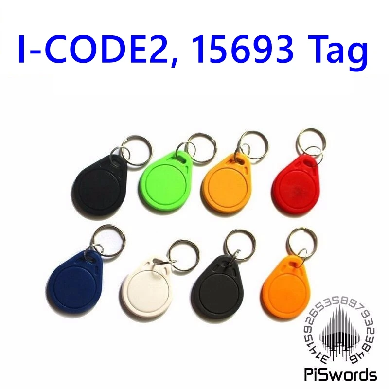 NFC I CODE2 13.56MHz RFID IC Key Tags Keyfobs 15693 Access Control ...