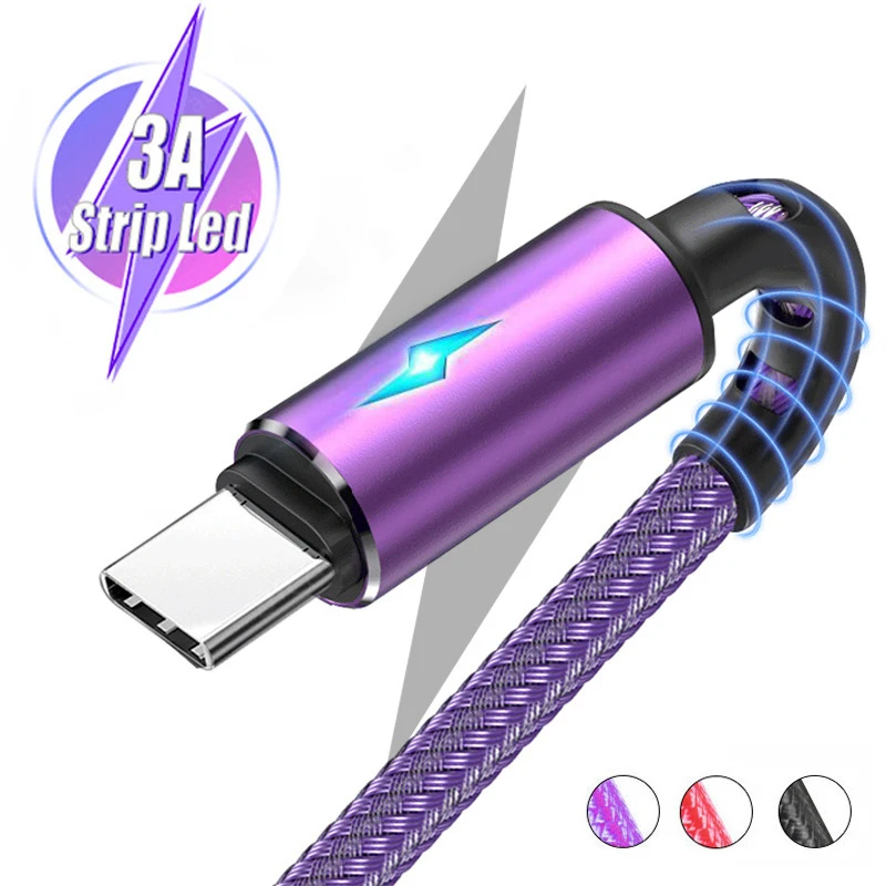 Type C Led Fast Charging | Samsung Mobile Led Cable | Type C Lighted ...