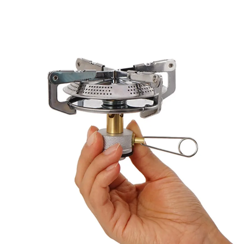 Outdoor Camping Portable Gas Stove Fold Removable High Power Stove ...