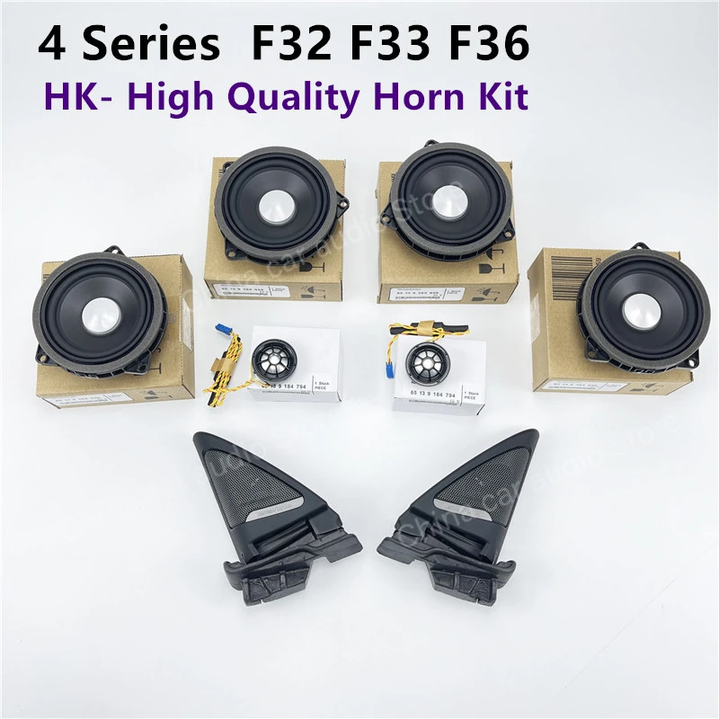 For BMW F32 F33 F36 4 Series Front Door Tweeter Cover Speakers ...