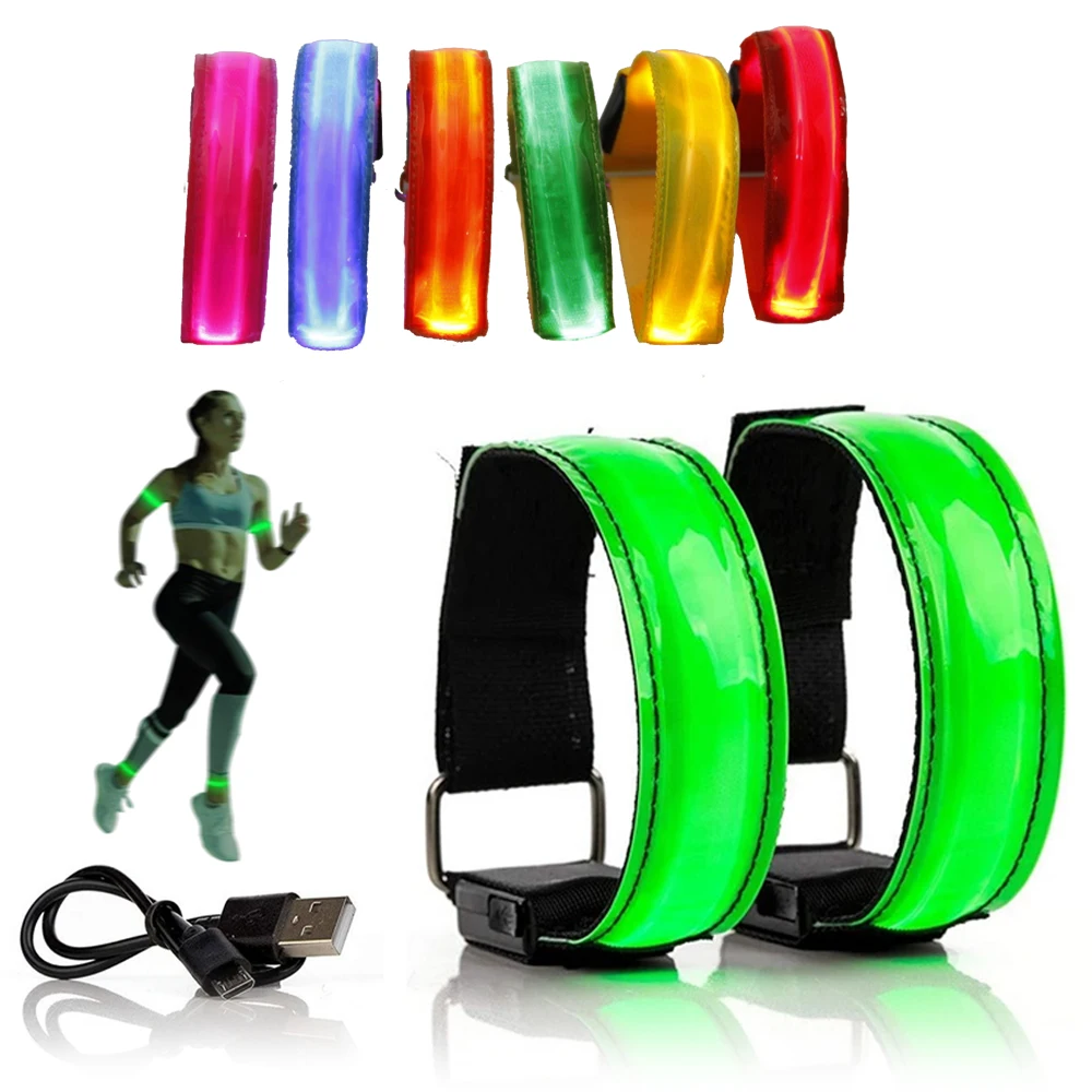 Night Running Reflective Belt | Led Charging Usb Luminous | Reflective ...