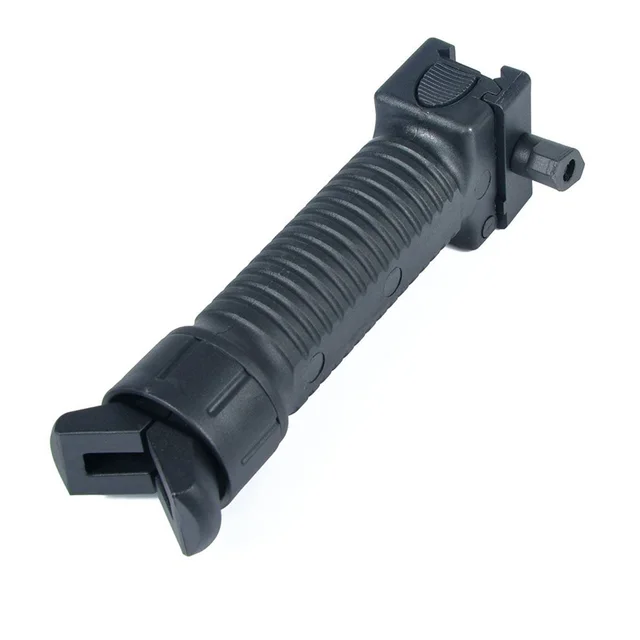 Tactical Vertical Handle Fore Grip with Retractable Spring Loaded Bipod ...