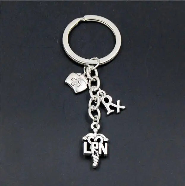 nurse-keychain-medical-key-chain-needle-syringe-stethoscope-tassel-cute ...
