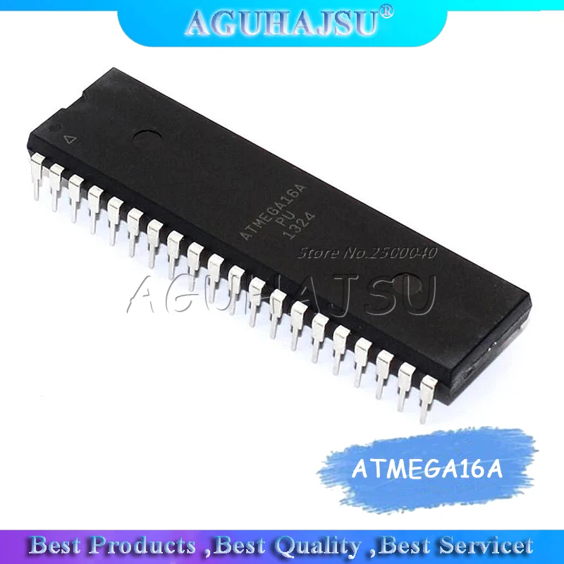 1 unids/lote ATMEGA16A PU atmega16apu atmega16a, ATMEGA16, DIP40|microcontroller avr| - AliExpress