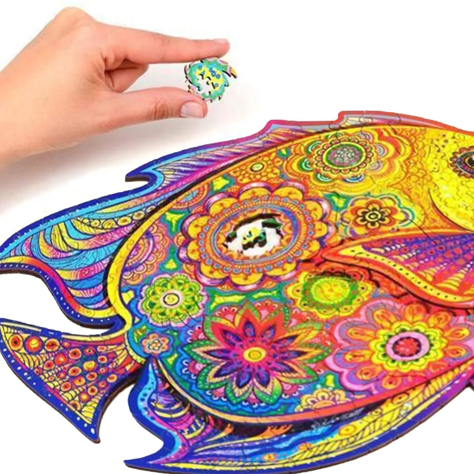 Wooden Fish Puzzle | Mustela Baby