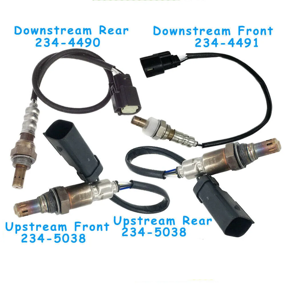 234-5038-234-4490-234-4491-4Pcs-Upstream-Downstream-Oxygen-Sensor-For ...