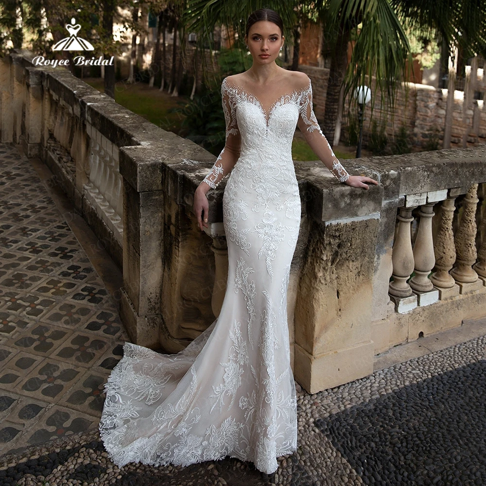 Lace Trumpet Wedding Dresses