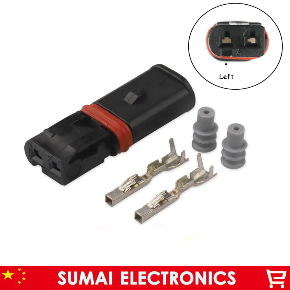 2 Pin female auto S1000R Turn signal plug,872 406 501 2P door handle ...