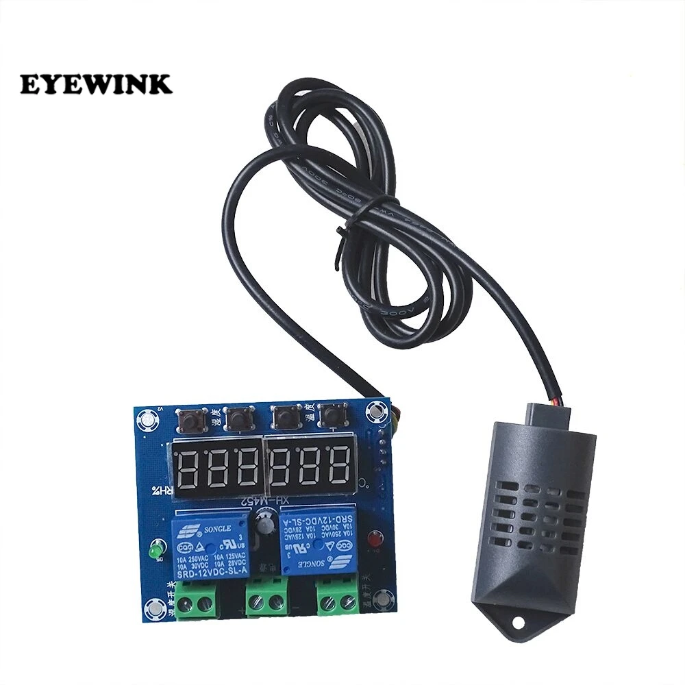 Xh-m452 High Precision Dc 12v 10a Digital Led Dual Output Temperature ...