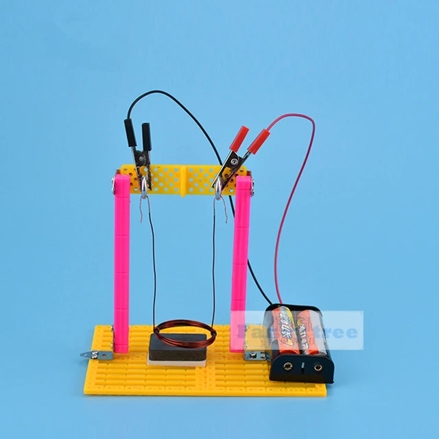 DIY Handmade Experiment Toys Electromagnetic Science Swing Set ...