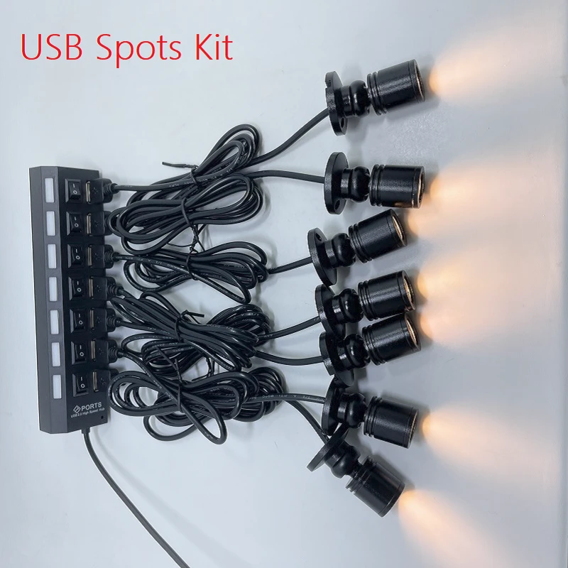 Etrnled Led Usb 5v Spot Light Portable Mini Spotlights Wine Cabinet ...