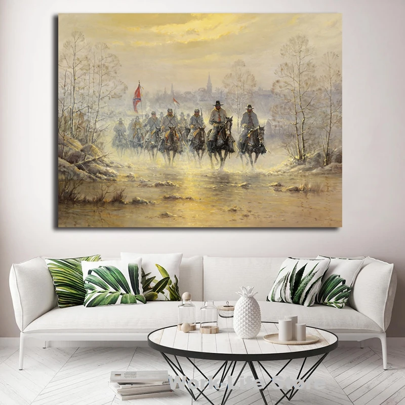 Confederate Civil War Paintings