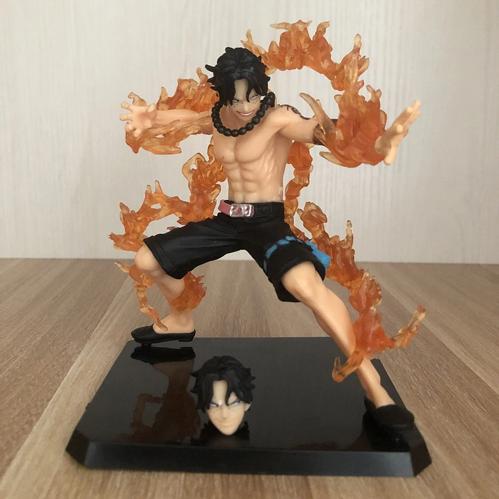 One Piece Fire Fist Portgas D Ace Action Figure Model 16cm PVC | One ...