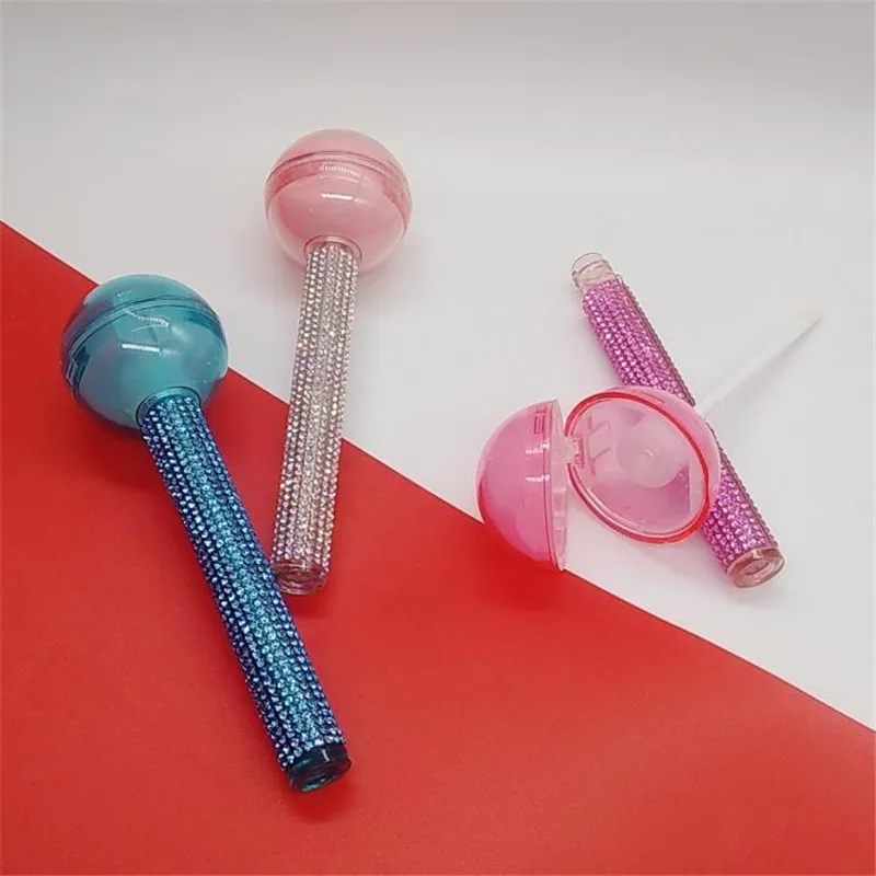 Creative Lollipop Shape Lip Gloss Tube Empty Lip Palm Container Diy ...