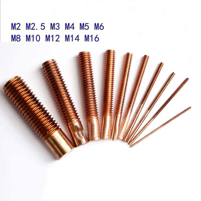M2-M16-Metric-Copper-Thread-Electrode-Copper-Electrode-Rods-Bar-for ...