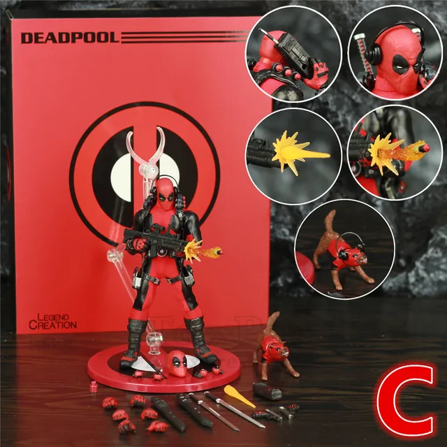 One:12 Marvel Deadpool 6 Action Figure Clothes Cloth Suit Dead Pool ...