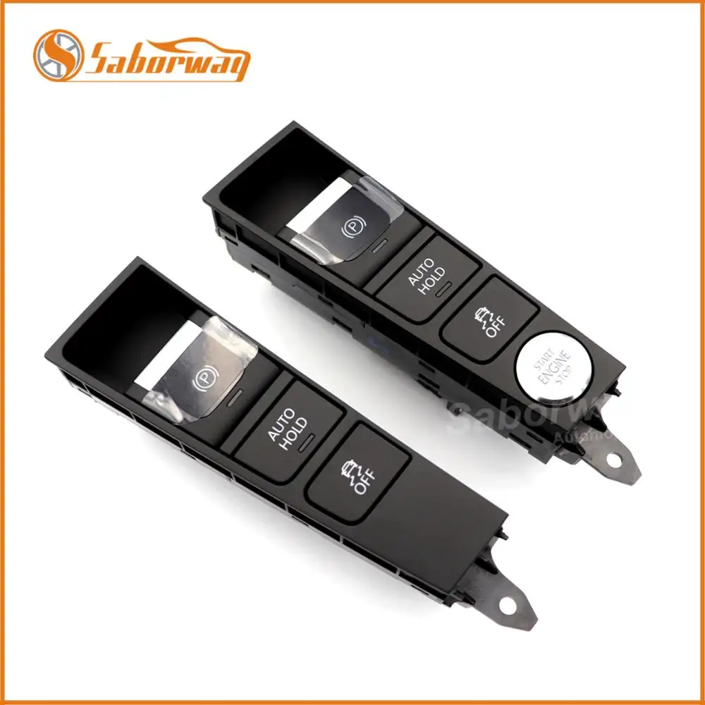 Saborway-Hand-Brake-Button-Auto-Hold-ESP-Engine-Start-Stop-Switch-For ...