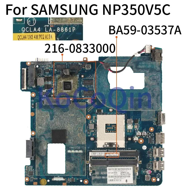 SAMSUNG-NP350V5C-HD7670M-1GB-HM76-diz-st-anakart-SLJ8E-BA59-03537A ...