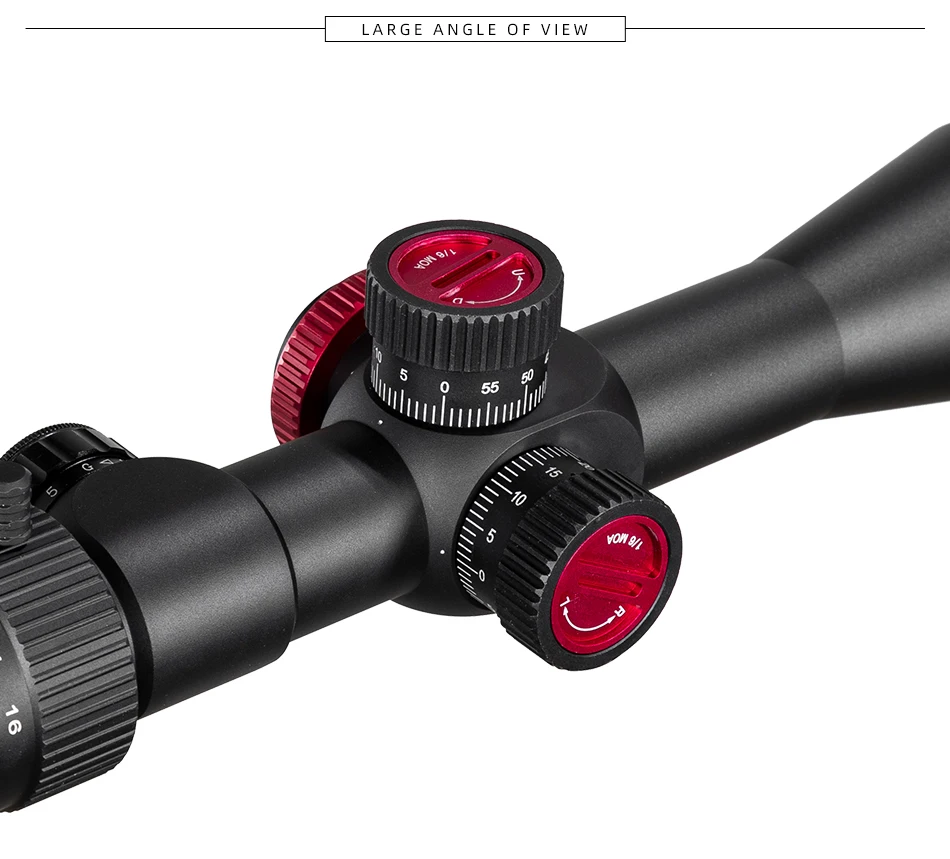 FIRE WOLF QZ 4-16X44 Scope FFP Red Green Hunting Optical Sight Sniper ...