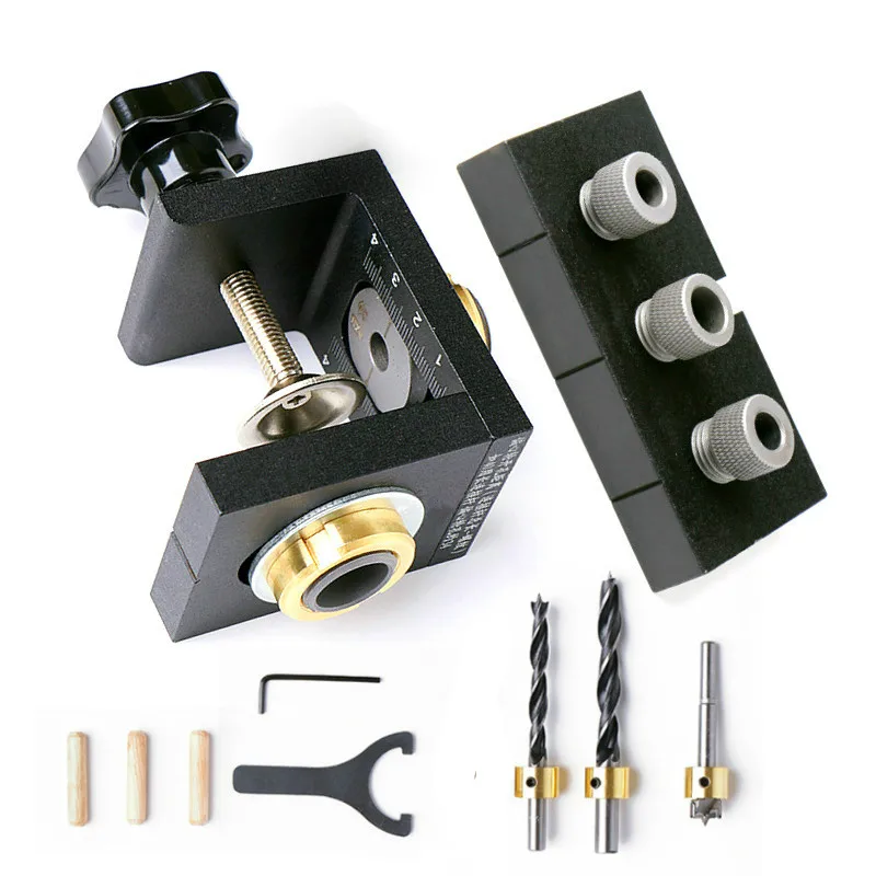 Woodworking Drilling Guide Dowel Hole Drilling Guide Jig Drill Locator ...