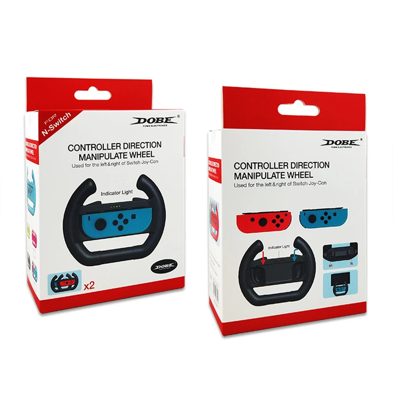 Manette jeux vidéo,volant de course pour Nintendo Switch, poignées de ...