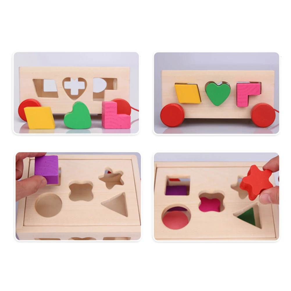 Wooden Car Shape Sorter Toy for Kids - GYOBY TOYS
