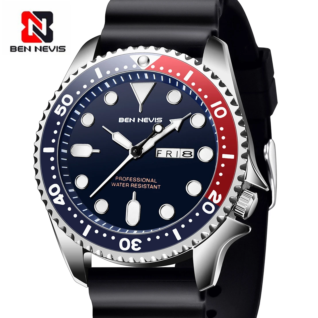 Ben Nevis Men's Watches Analog Quartz Watch With Date Luminous Hands ...