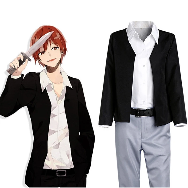 Anime Assassination Classroom Karma Akabane Black Jacket, Shirt, Pants ...