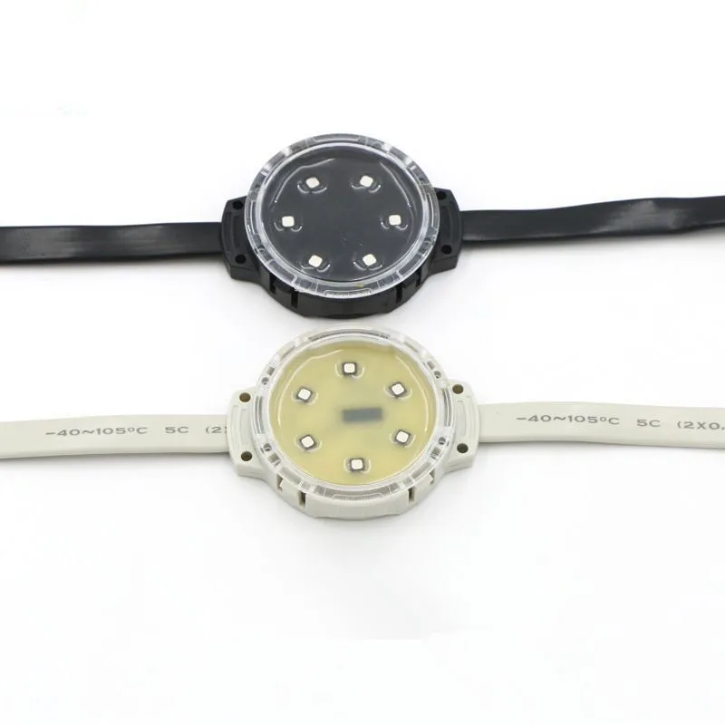 40mm DC24V standard DMX512 LED RGB pixel light source;3535 SMD LEDs(1 ...