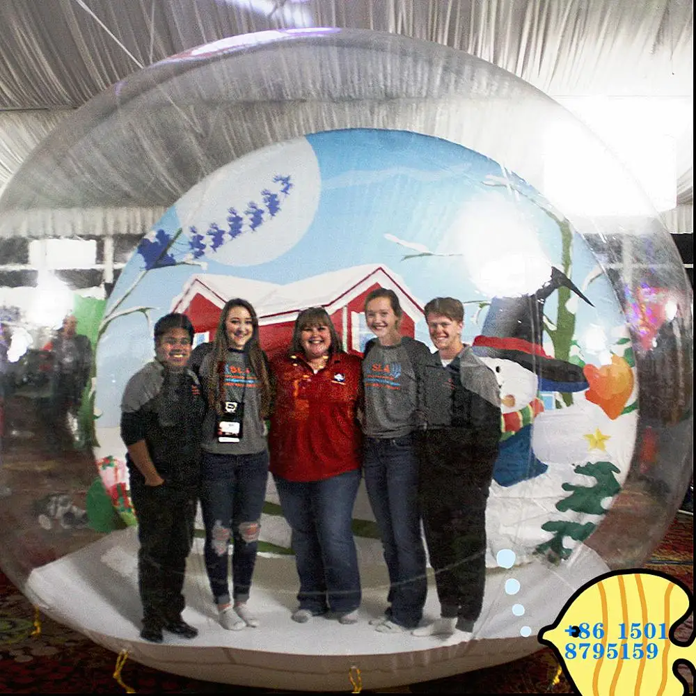 Christmas-Giant-Human-Size-Inflatable-Snow-Globe-Photo-Booth-With ...
