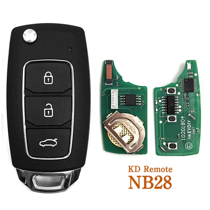 KEYDIY NB28 3 Buttons Multi-Function Universal KD Remote Car Key NB ...