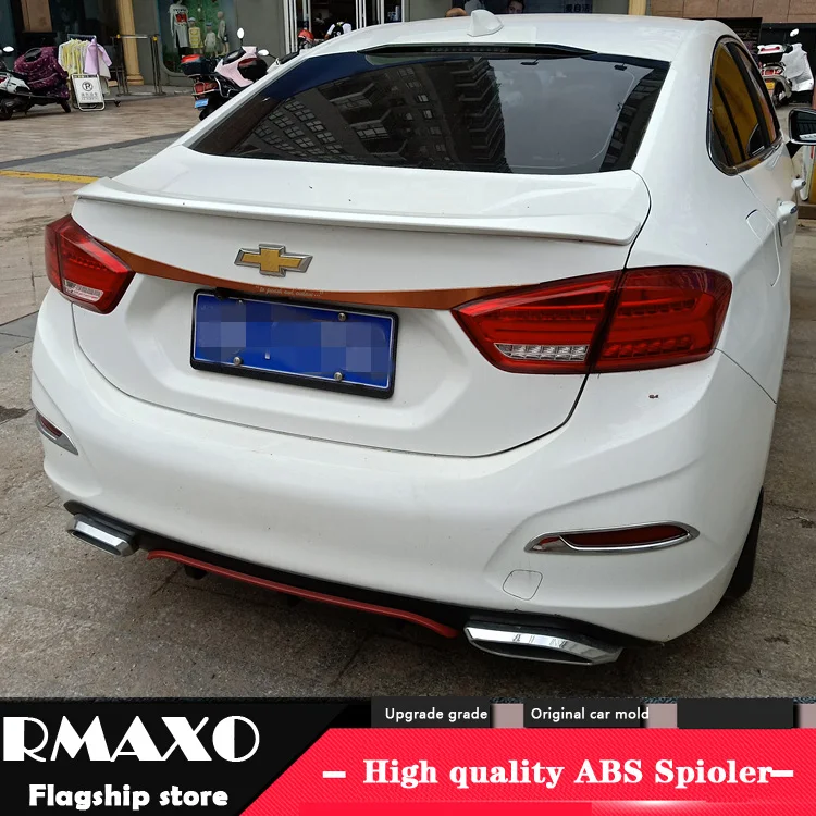 For Chevrolet Cruze Spoiler 2017-2019 Cruze High Quality Abs Material ...