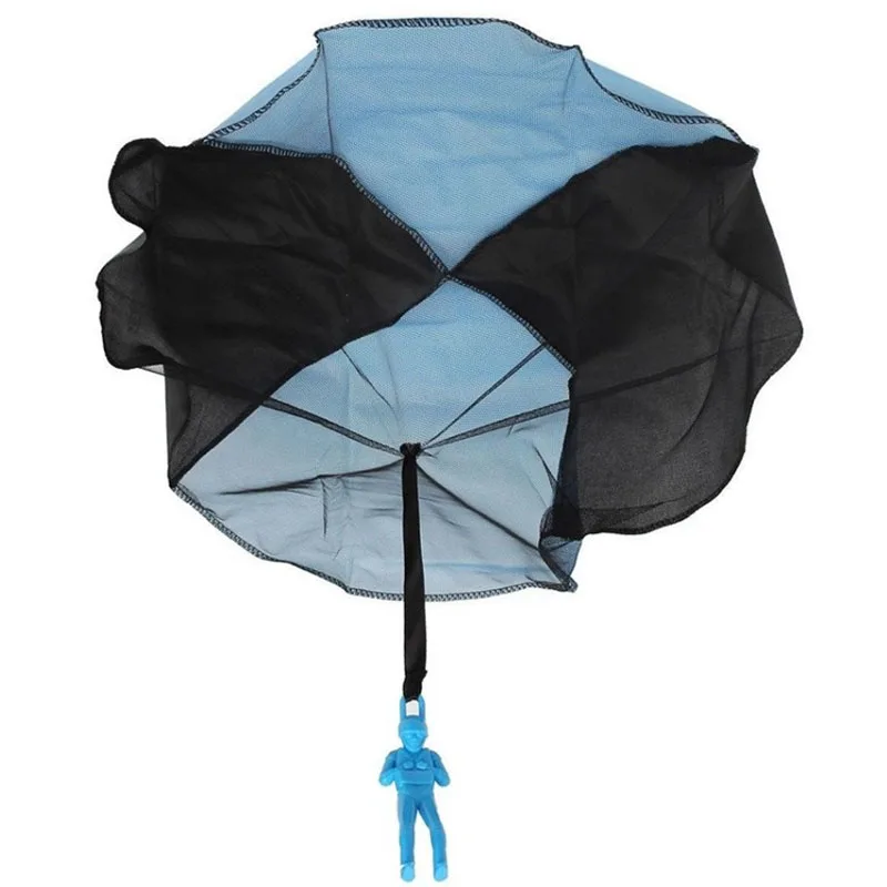 4 Colors / Set Kids Hand Throwing Parachute Toy Toy Parachute Men with ...