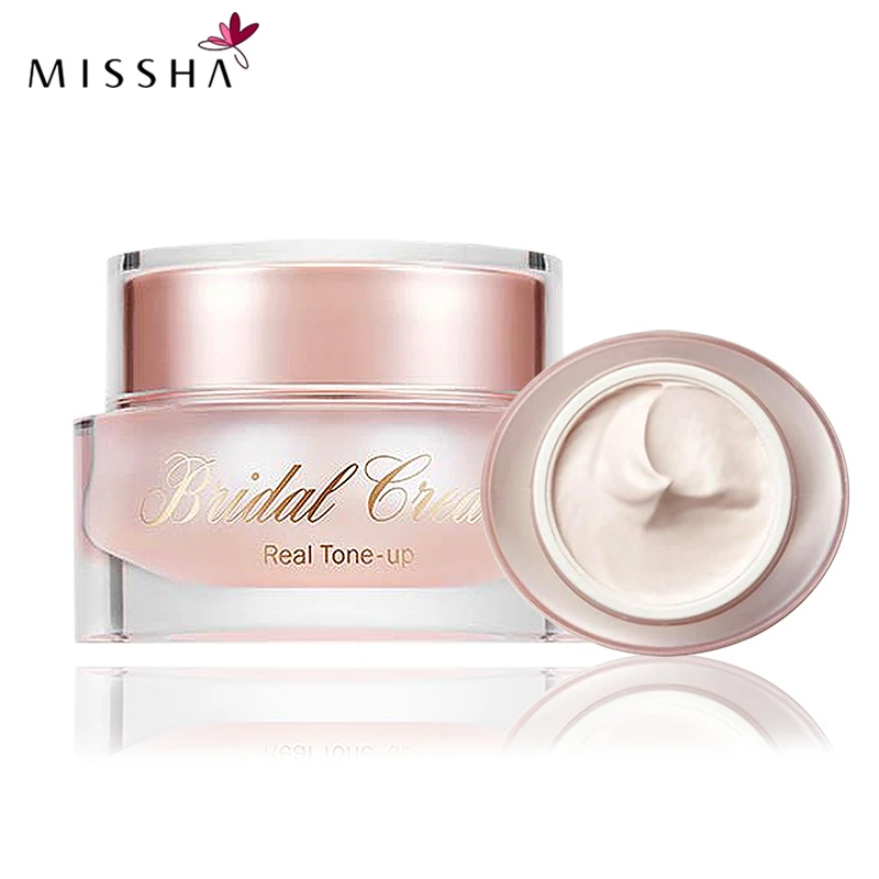 MISSHA Tone Up Cream 50ml 여성용 페이스 토닝 크림은 피부 톤을 밝게합니다. 게으른 컨실러 CC 크림 페이셜 ...